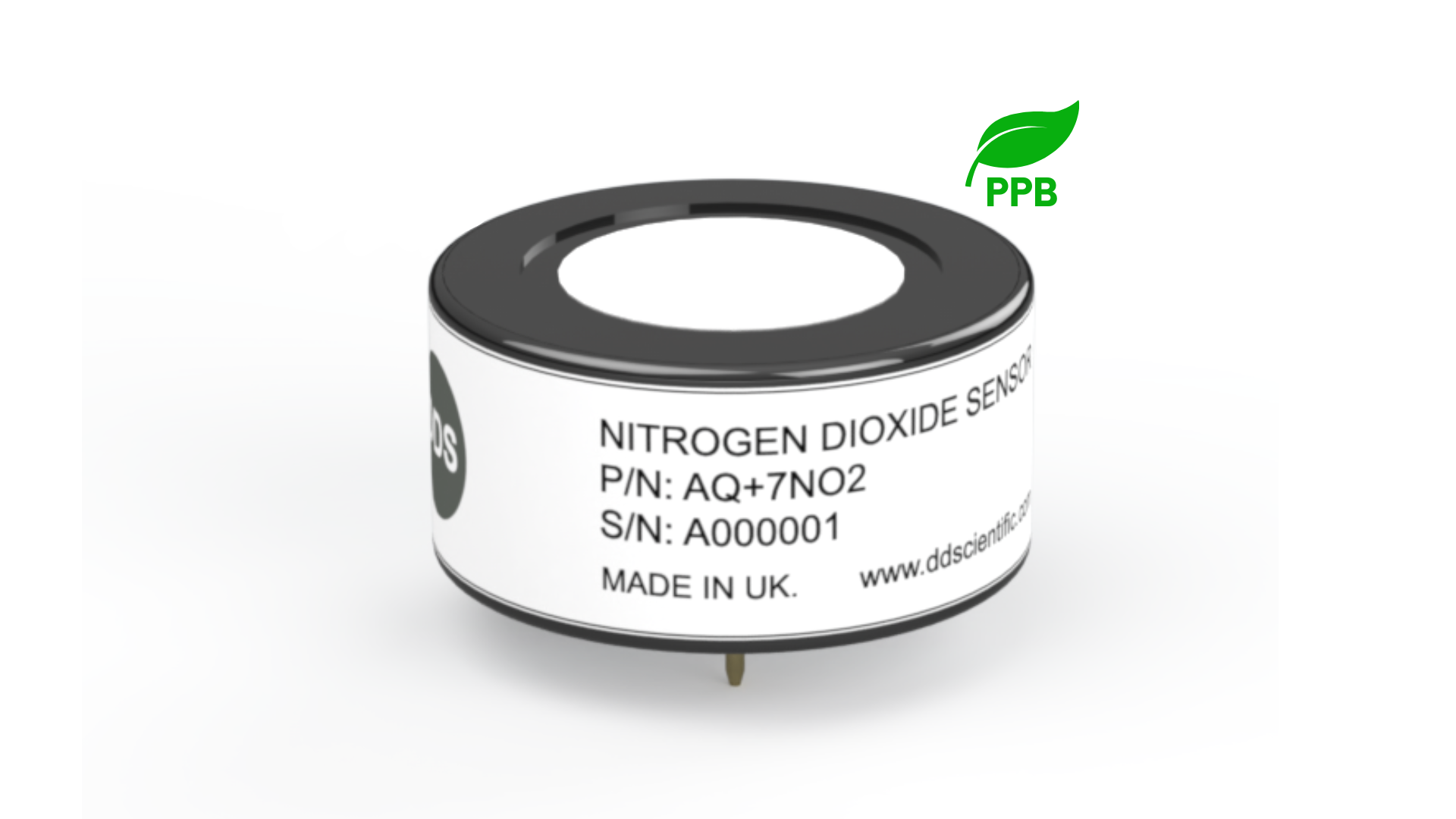 AQ+7NO2 Nitrogen Dioxide (NO2) Sensor | Air quality specification, PPB